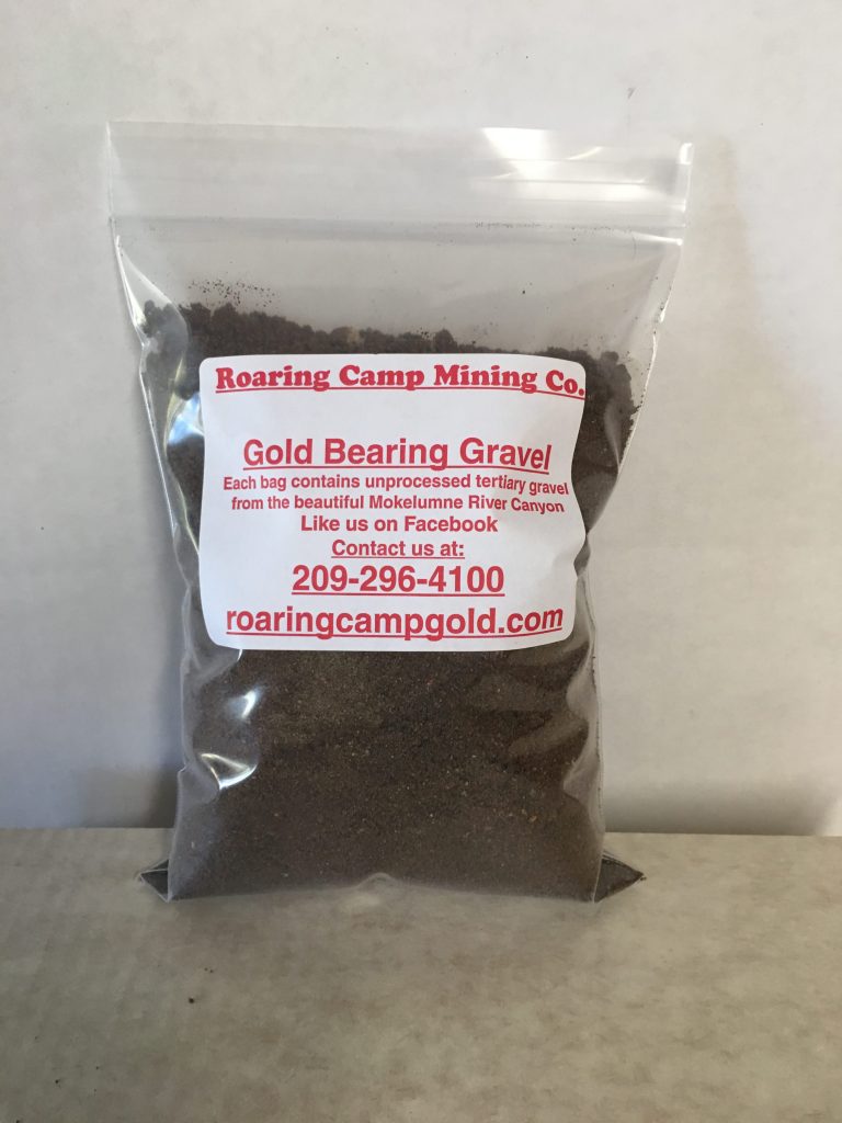 Gold Bearing Gravel - Roaring Camp Gold